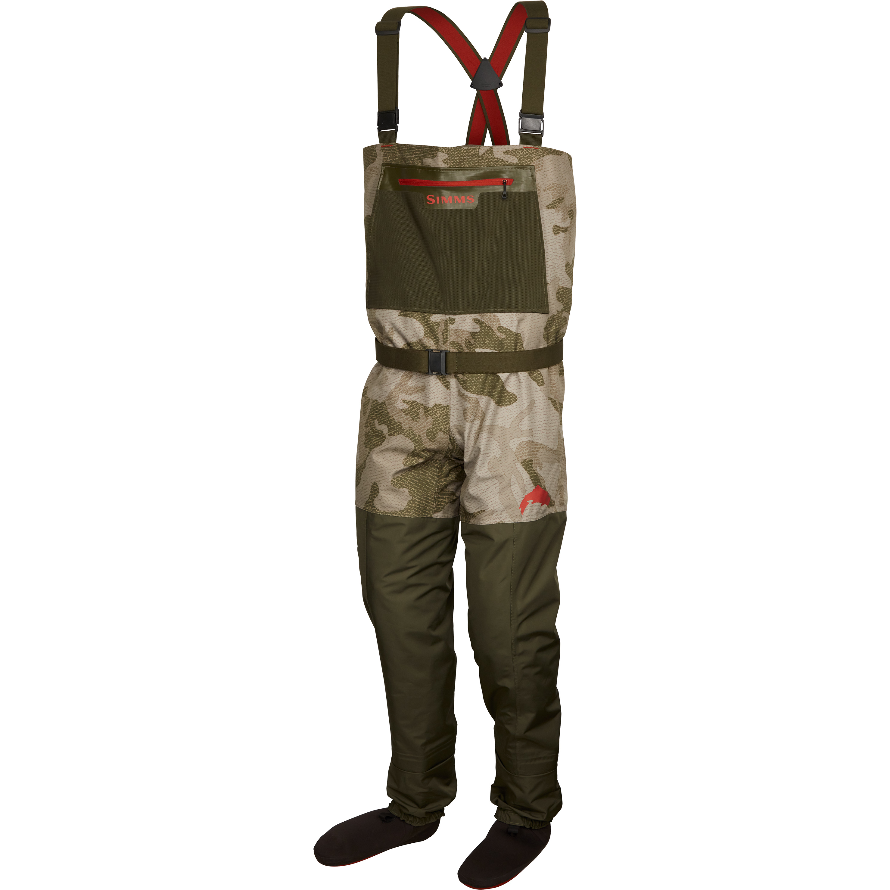 Simms Riffle Camo Stockingfoot Waders for Men | Bass Pro Shops